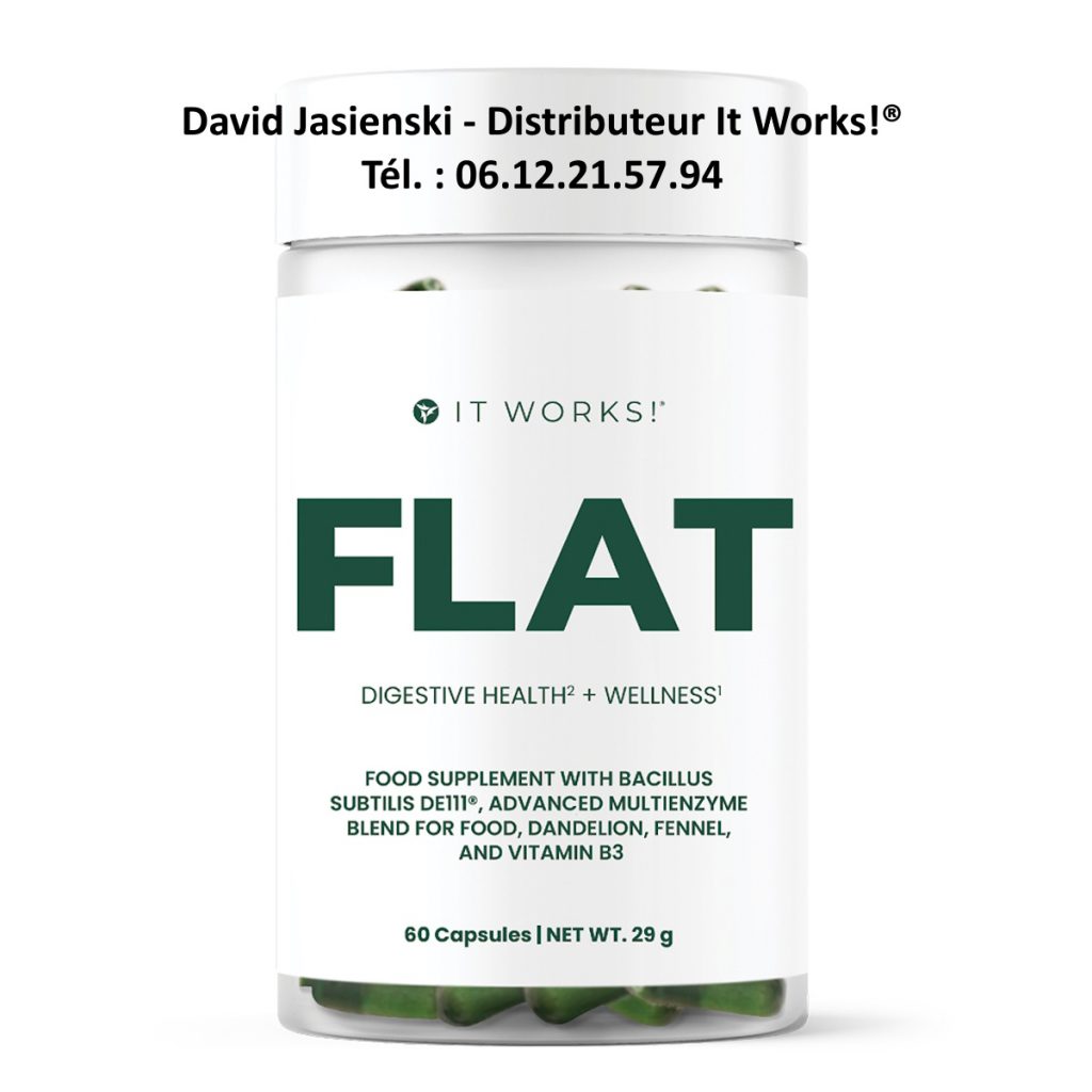 FLAT : Capsules Minceur & Ventre Plat aux Probiotiques